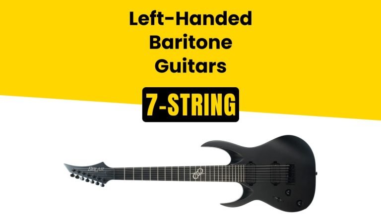 Best Left-Handed 7-String Electric Guitars